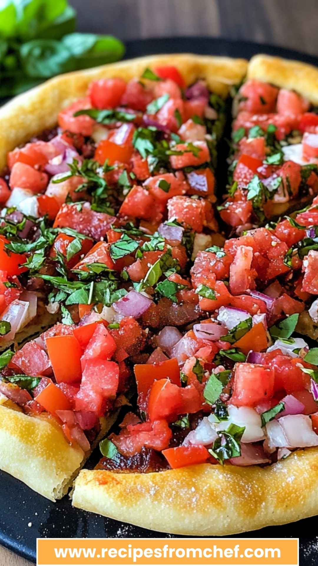 Bruschetta Pizza Recipe - Recipes From Chef