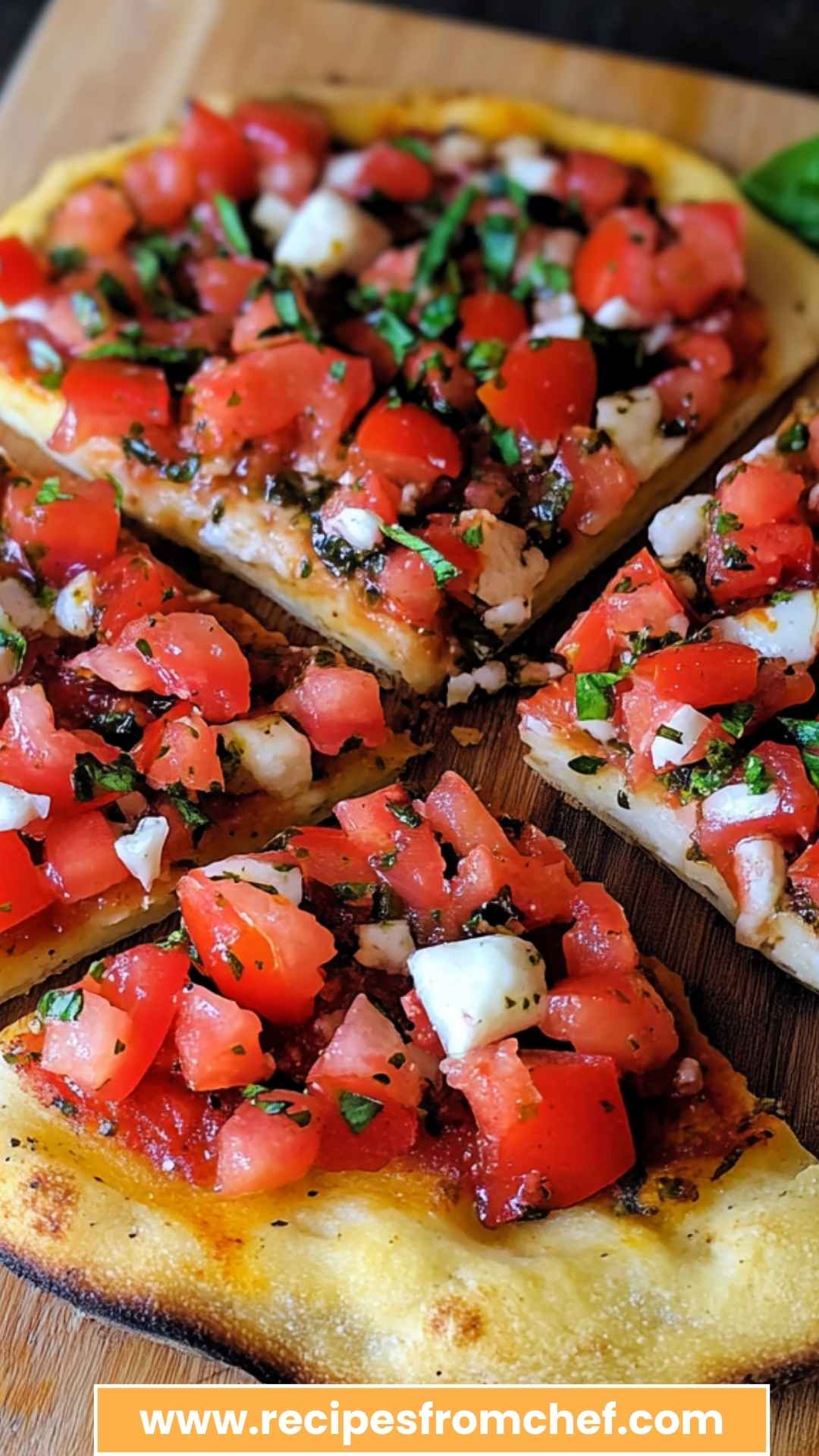 Bruschetta Pizza Recipe - Recipes From Chef