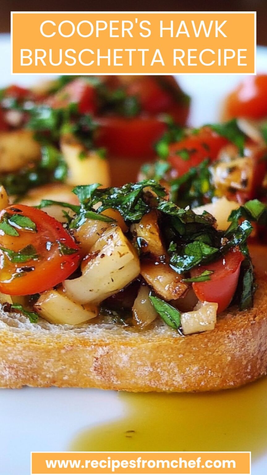 Cooper's Hawk Bruschetta Recipe - Recipes From Chef