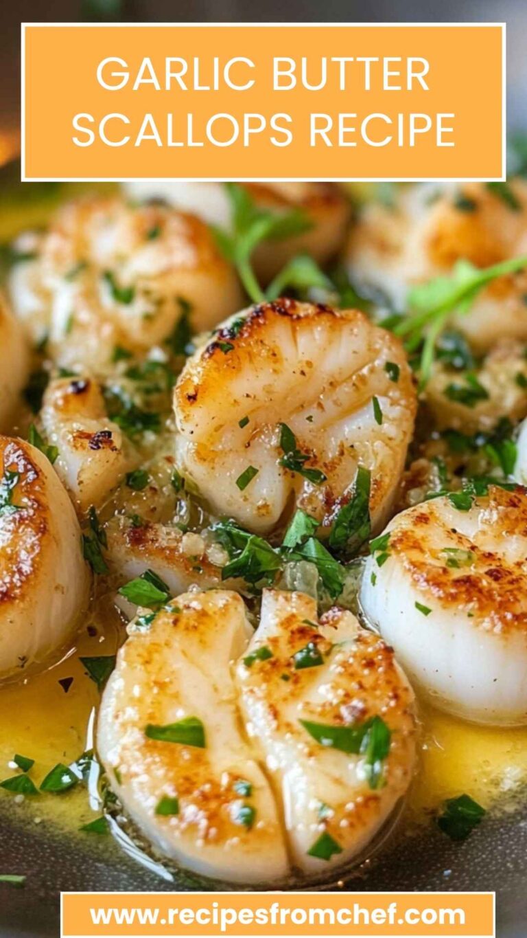 Garlic Butter Scallops Recipe - Recipes From Chef