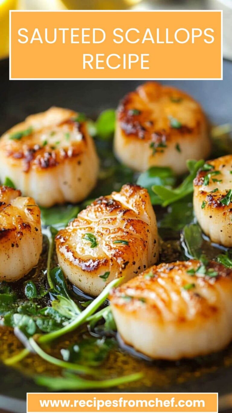 Sauteed Scallops Recipe - Recipes From Chef