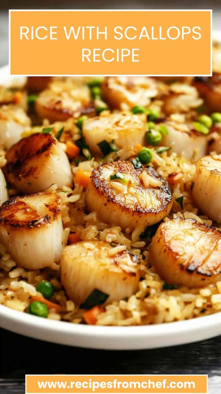 Rice with Scallops Recipe - Recipes From Chef