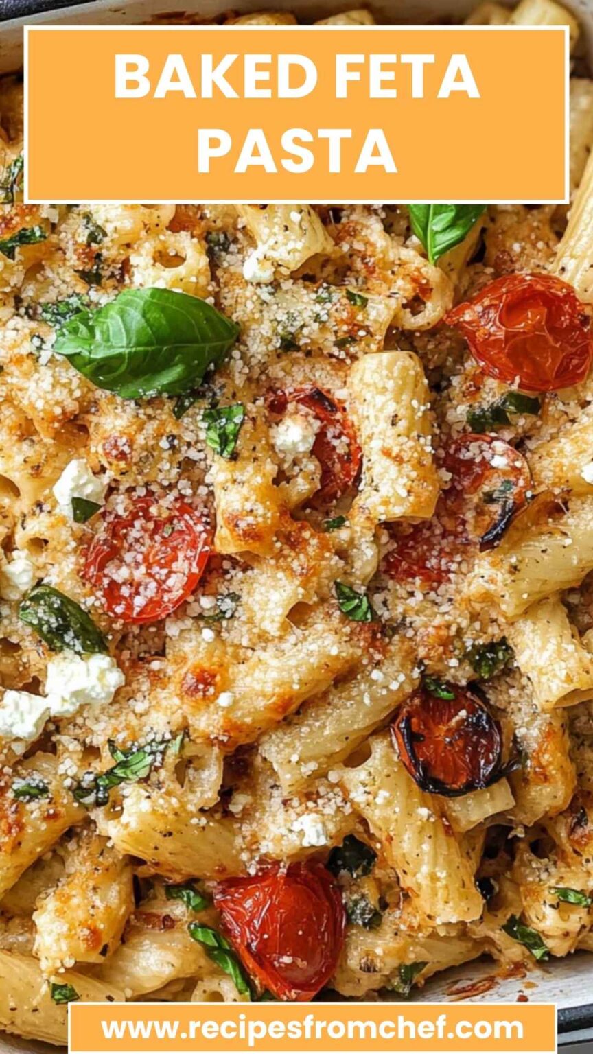 Baked Feta Pasta - Recipes From Chef